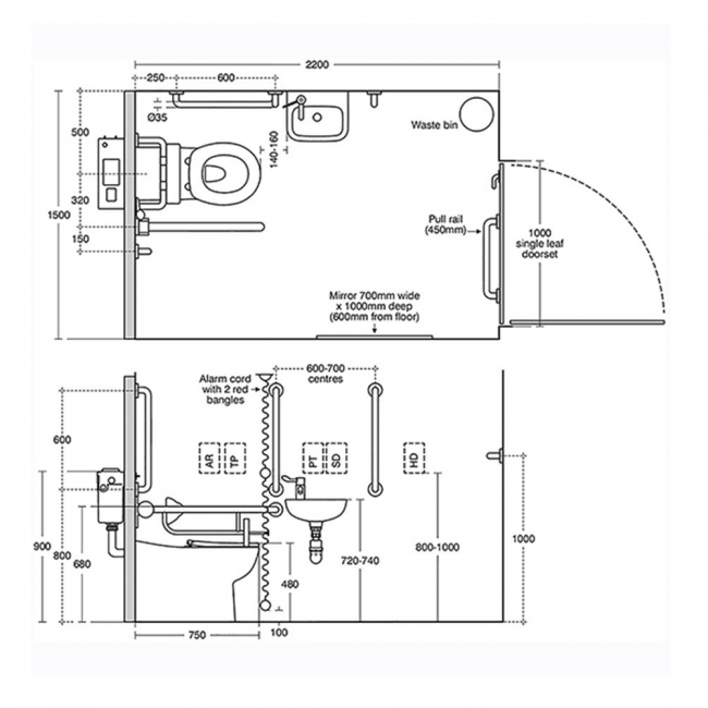 Armitage Shanks Doc M Pack | S0686LJ | Bathroom | Grey
