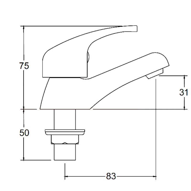 Deva Lace Basin Taps (Pair) | LACE101 | Deck Mounted | Chrome