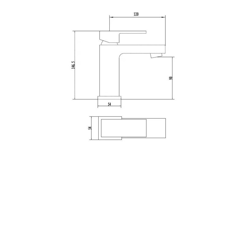 Deva Savvi Basin Mixer | SAVV2113 | Deck Mounted | Chrome