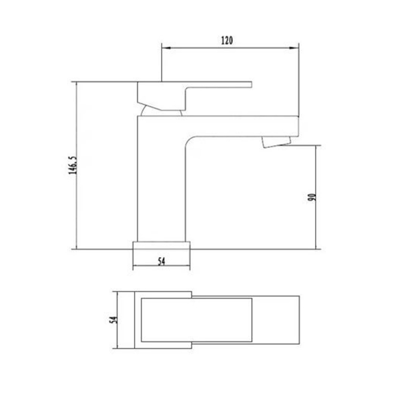 Deva Savvi Basin Mixer | SAVV2113 | Deck Mounted | Chrome