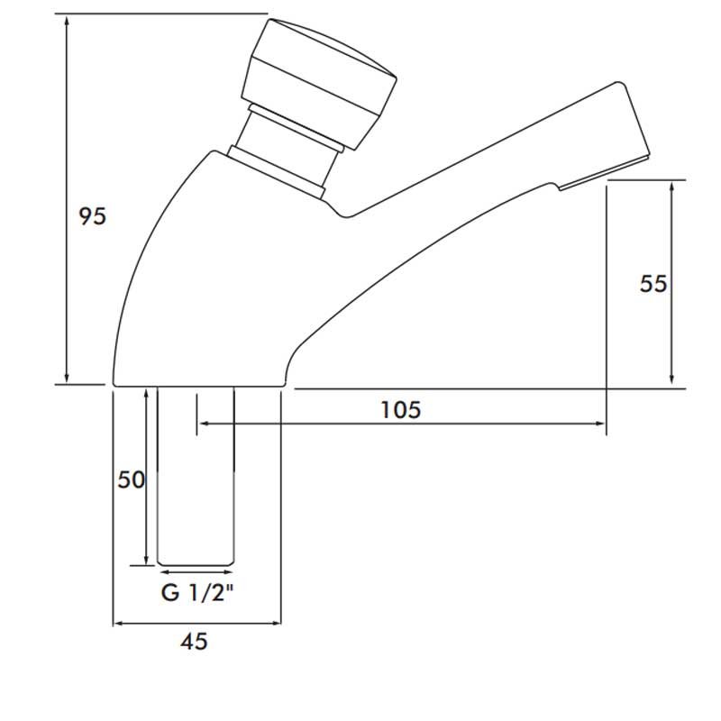 Inta Commercial Basin Taps (Pair) | NC160CP | Deck Mounted | Various
