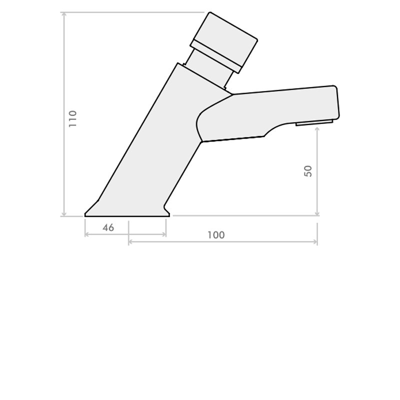 Inta Commercial Non Concussive | NC177CP(S) | Deck Mounted | Chrome
