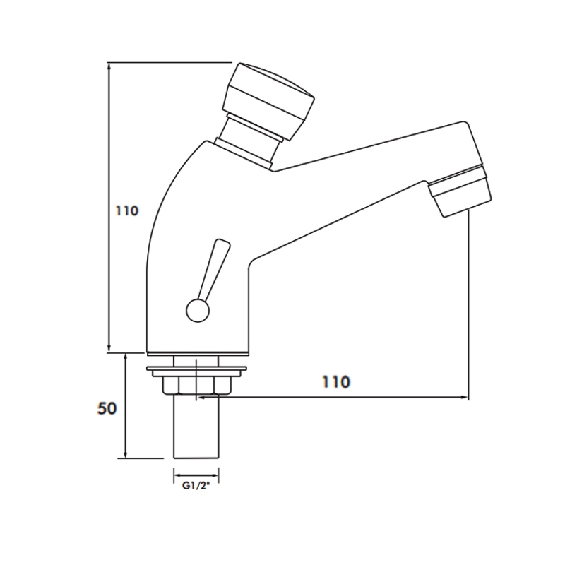 Inta Commercial Basin Tap (Single) | NC180CP | Deck Mounted | Various
