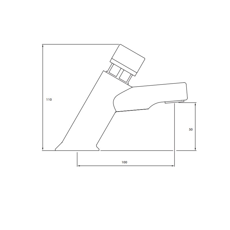 Inta Non-Concussive Basin Taps (Pair) | NC162CP | Deck Mounted | Various
