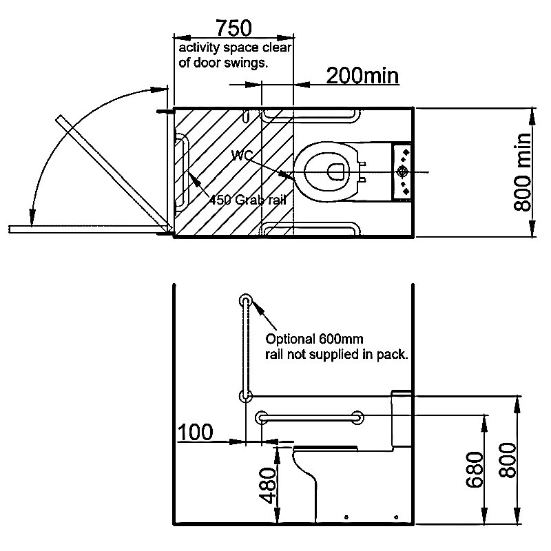NYMAS Doc M Pack | AMBBTWCS/SP | Bathroom | Polished