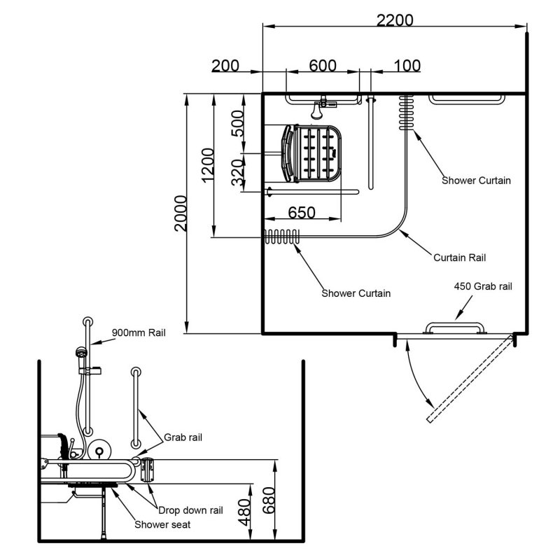 NYMAS Doc M Pack | 321104/SS | Shower Room | Satin