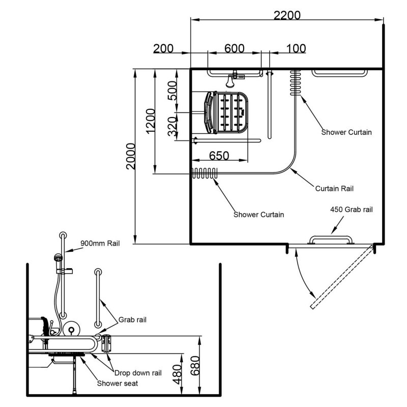 NYMAS Doc M Pack | 321105/SS | Shower Room | Satin