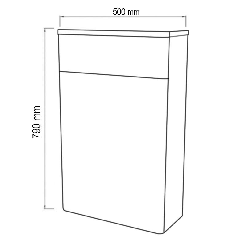 RAK Ceramics Resort WC Unit | RAKRSTWCU601 | 500mm | Matt Stone