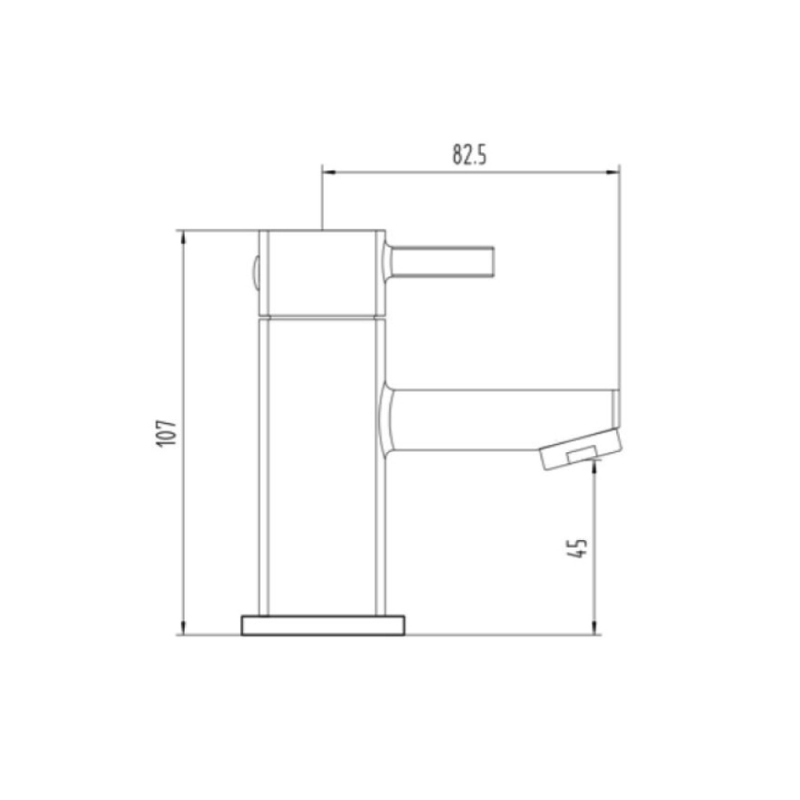 Sagittarius Axis Basin Taps (Pair) | AX/101/C | Deck Mounted | Chrome