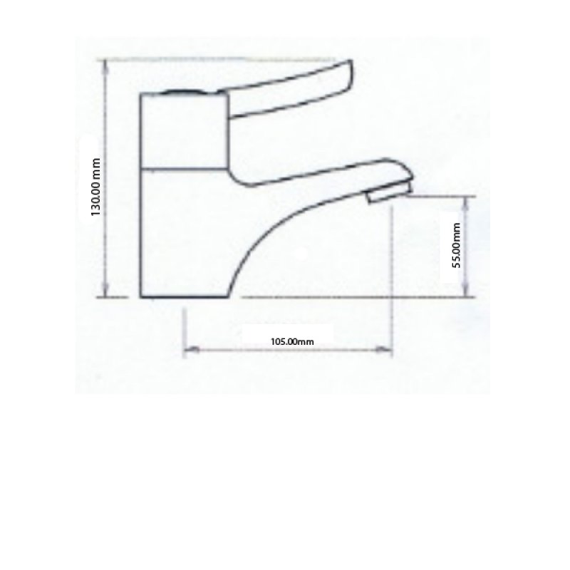 Sagittarius Contract Basin Mixer | CO/206/C | Deck Mounted | Chrome