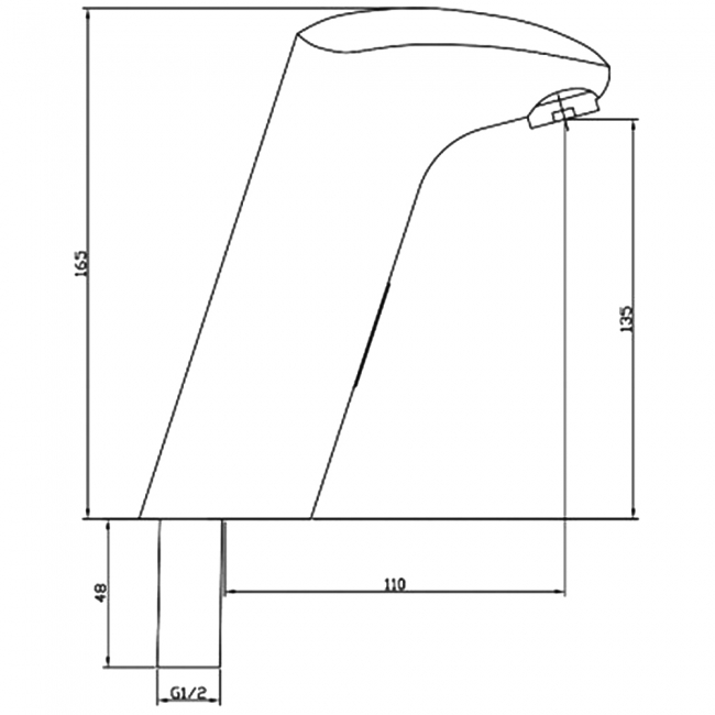 Sagittarius Infra Red Basin Mixer | IR/063/C | Deck Mounted | Chrome