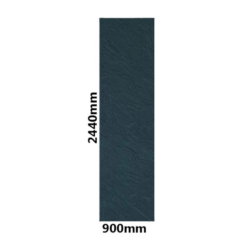 Showerwall Square Edge Wall Panelling | MSSPSLGRGLRD2200 | Slate Grey ...