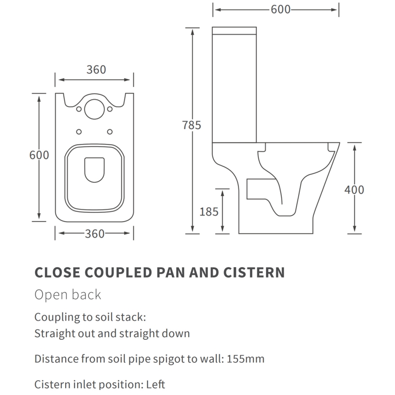 Signature Aztec Toilet | SIGN101521 | Close Coupled | White