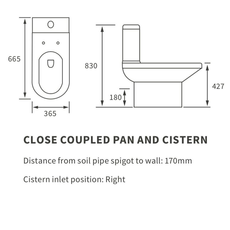 Signature Babylon Toilet | SIGN1914 | Close Coupled | White