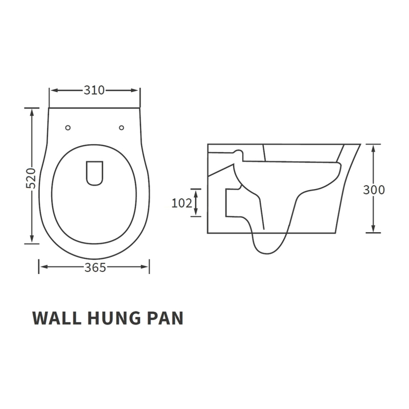 Signature Indus Toilet | SIGN104937 | Wall Hung | White