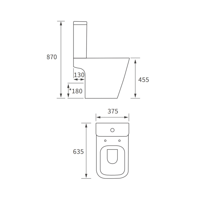 Signature Poseidon Toilet | SIGN106145 | Close Coupled | White