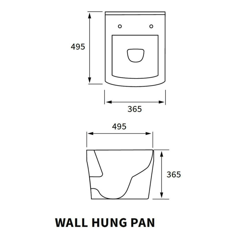 Signature Poseidon Toilet | SIGN1890 | Wall Hung | White