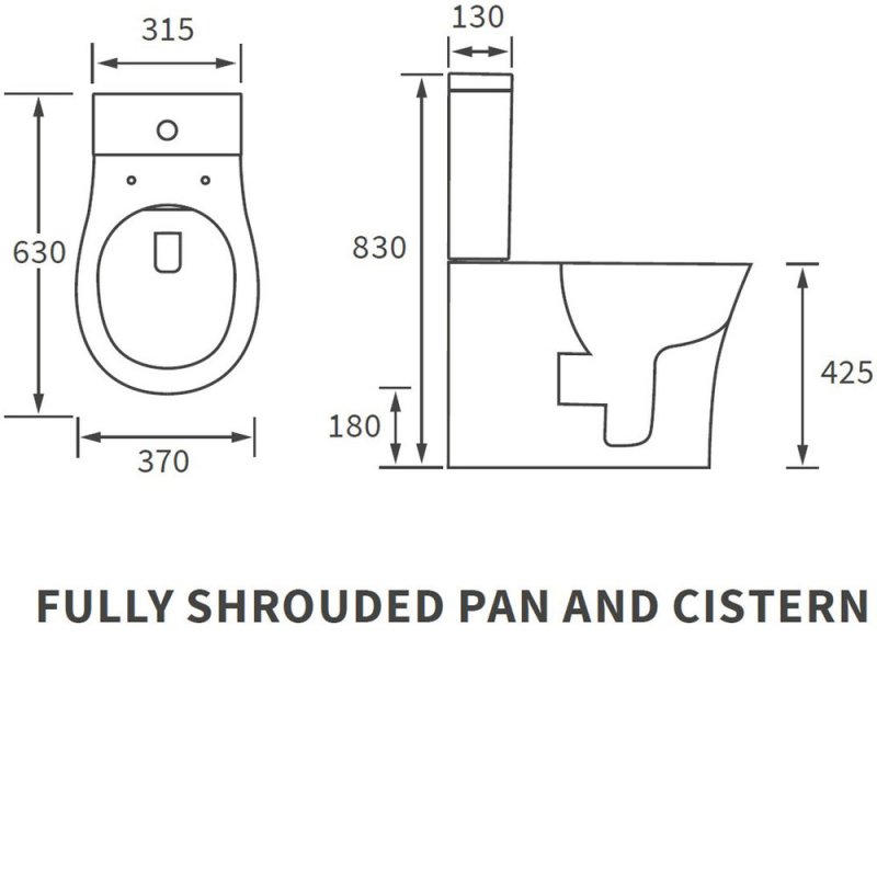Signature Indus Toilet | SIGN104938 | Close Coupled | White