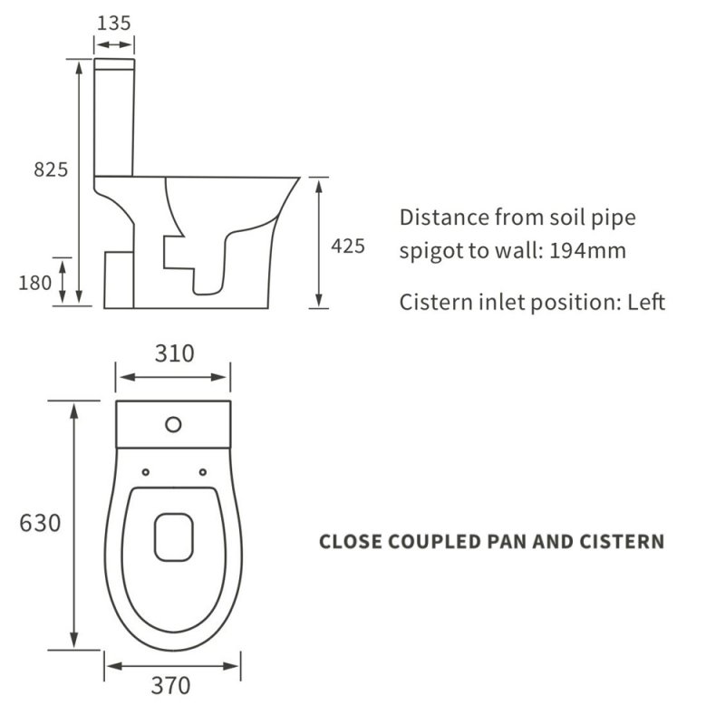 Signature Toilet | SIGN100522 | Close Coupled | White