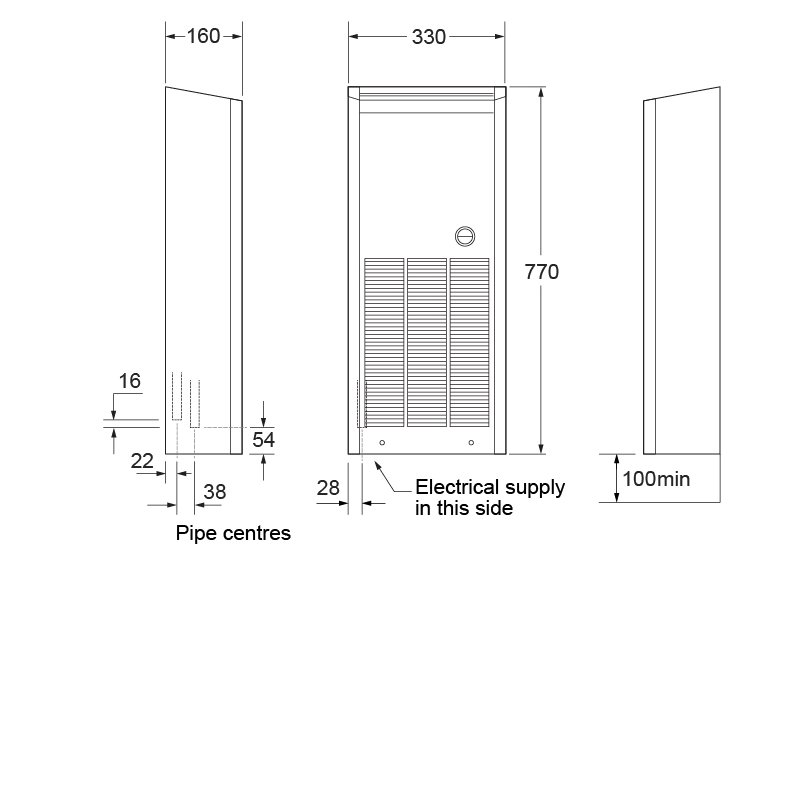 Smiths Ecovector Fan Convector | Low Level | HPEV50021 | Central Heating
