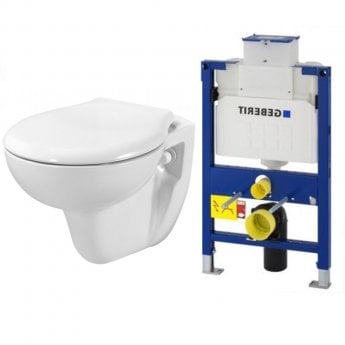 AKW Livenza Toilet | 23105L | Wall Hung | White