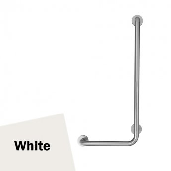 Armitage Shanks Aluminium Grab Rail | S6473AC | Angled | White