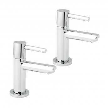 Deva Insignia Basin Taps (Pair) | INS101 | Pillar Mounted | Chrome