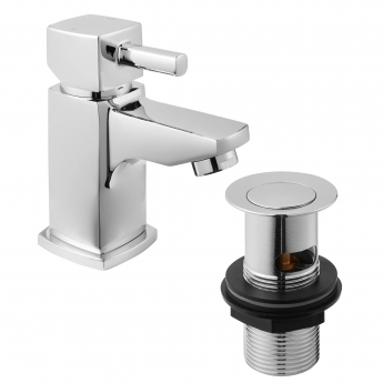 Deva Wexford Basin Mixer Tap | WEX313 | Deck Mounted | Chrome