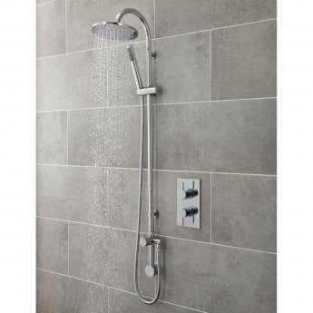 Hudson Reed Rigid Riser Shower Kit | A3115 | Modern | White