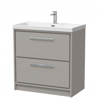 Hudson Reed Lille Vanity Unit | 800mm | LIL3235E | Pebble Grey