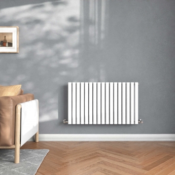 Delphi Ellipse Single Designer Radiator | White | 600mm x 992mm