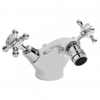 Hudson Reed Topaz Dome Basin Taps (Pair) | BC301DX | Deck Mounted | Chrome