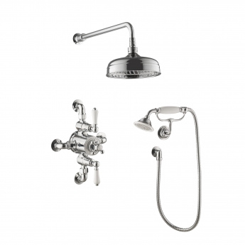 Just Taps Plus Grosvenor Shower | GRO281CH | 2 Outlet | Chrome