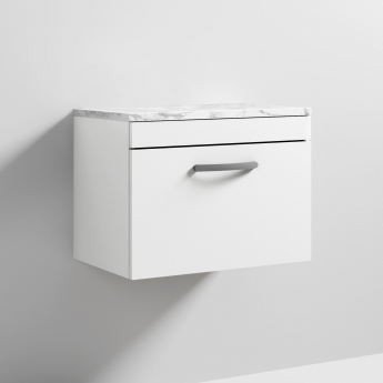 Nuie Athena Vanity Unit | 600mm | ATH041LCM | Gloss White