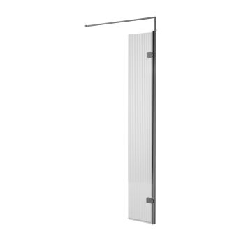 Nuie Fluted Wet Room Panel | WRFL18530GM | 300mm | Fluted