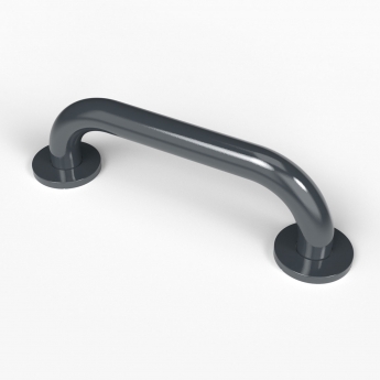 NYMAS Stainless Steel Grab Rail | 210130/DG | Angled | Dark Grey