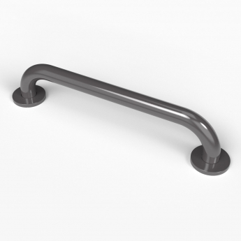 NYMAS Mild Steel Grab Rail | F20-0450-MSC-GY | Straight | Grey