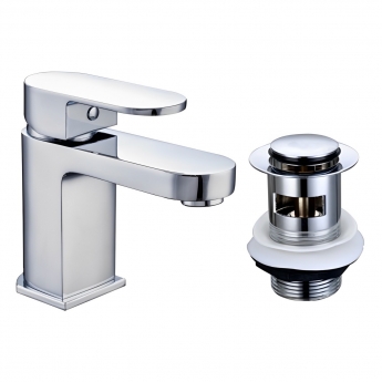 Sagittarius Ancona Basin Mixer | AN/106/C | Deck Mounted | Chrome