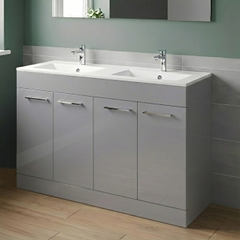 Signature Aalborg Vanity Unit | 1180mm | SIGN111365 | Grey Gloss
