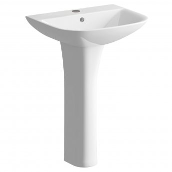 Signature Aztec Full Pedestal Basin | SIGN1779 | 560mm | 1TH