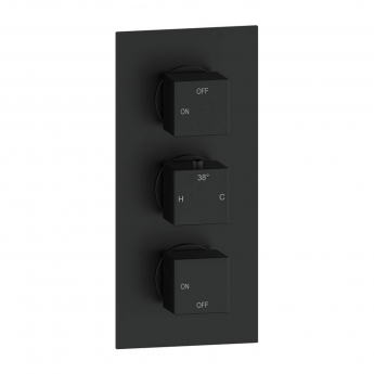 Signature React Concealed Shower | SIGN116263 | 2 Outlet | Matt Black