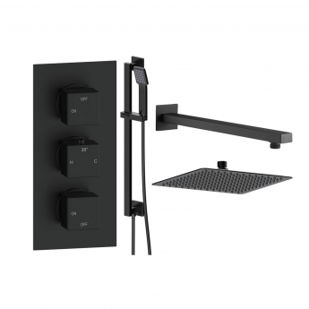 Signature React Concealed Shower | SIGN116263 | 2 Outlet | Matt Black