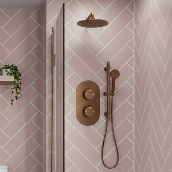 Signature ReflexConcealed Shower | SIGN111590 | 2 Outlet | Brushed Bronze