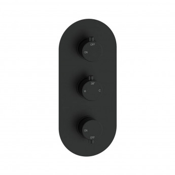 Signature Reflex Concealed Shower | SIGN116245 | 2 Outlet | Matt Black