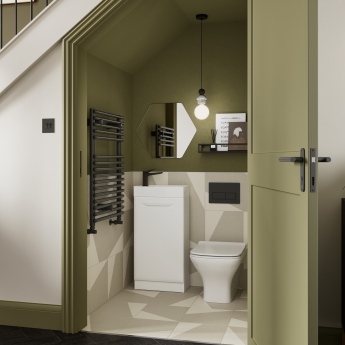 Signature Scribe Vanity Unit | 410mm | Matt White