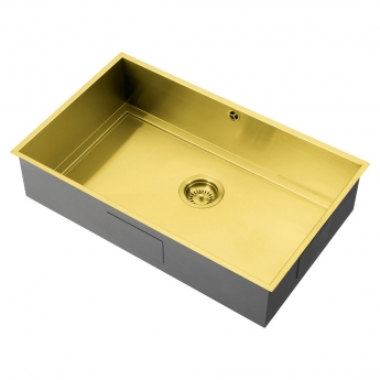 The 1810 Company Axixuno Kitchen Sink | AU/70/U/GB/26MM/QG/755 | 1 Bowl ...