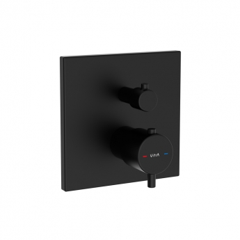 Vitra Square Shower Valve | A4335836EXP | Concealed | Matt Black