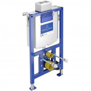 Villeroy & Boch ViConnect Flush Plate | 922400RE | Glass Glossy White