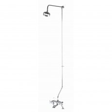 Bayswater Rigid Riser Shower Kit | BAYS207 | Traditional | Chrome