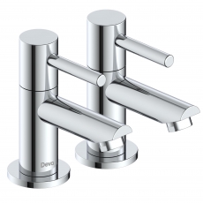 Deva Insignia Basin Taps (Pair) | INS101 | Pillar Mounted | Chrome